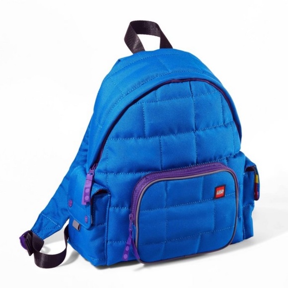 Lego | Accessories | Quilted Backpack Lego Collection Target Blue ...